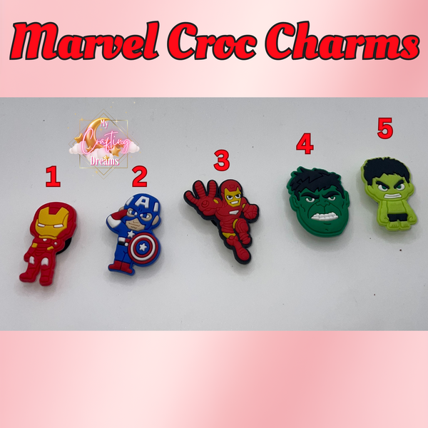 Avenger Inspired Rubber Croc Charms – My Crafting Dreams LLC