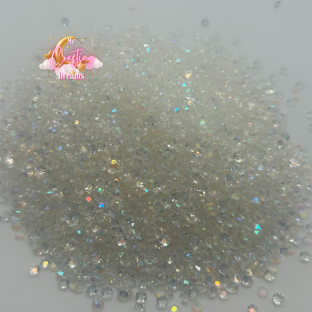 Transparent Radiance Transparent AB Resin Rhinestones – My Crafting ...