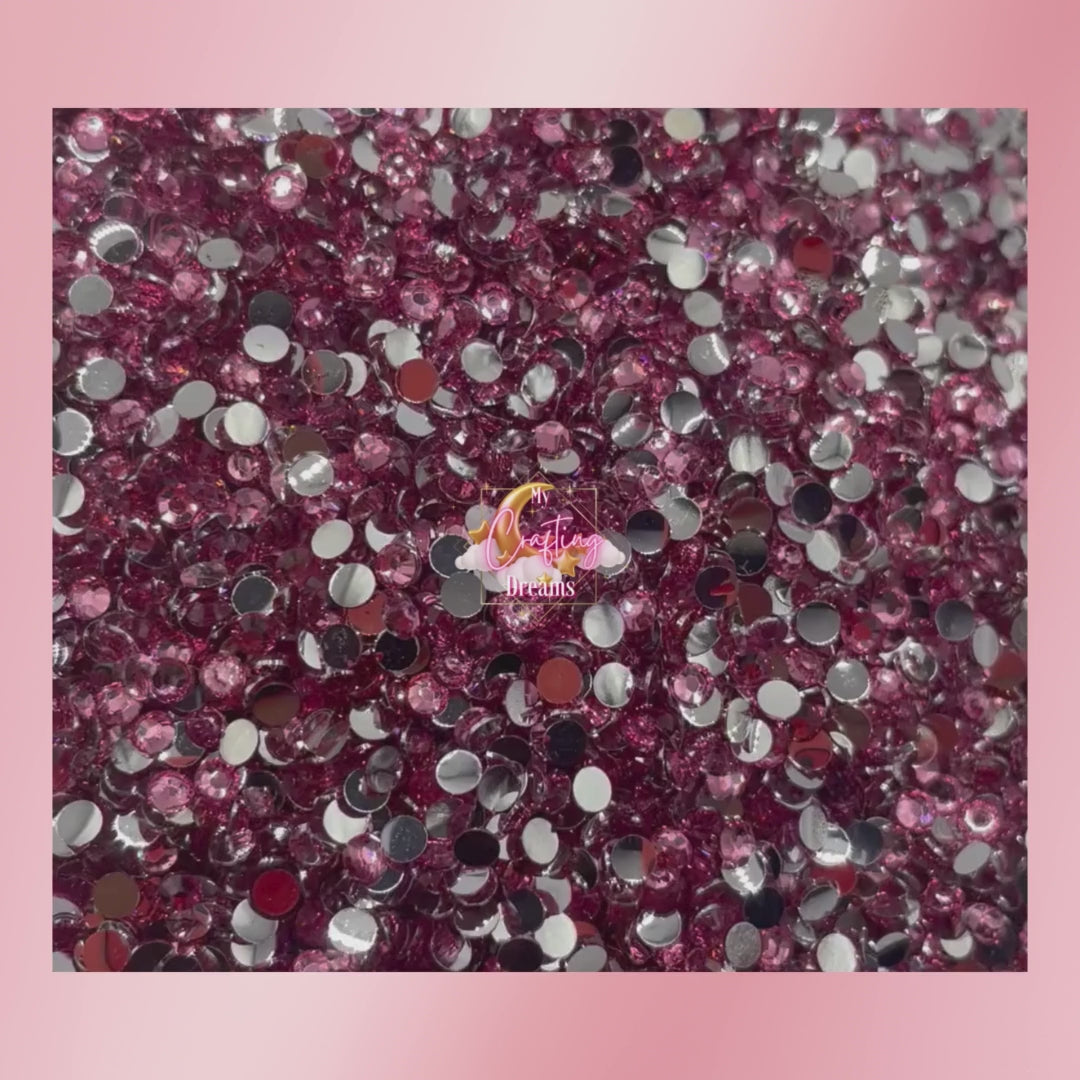 Fairy Dust Pink (Light Pink Resin Rhinestones) – My Crafting Dreams LLC